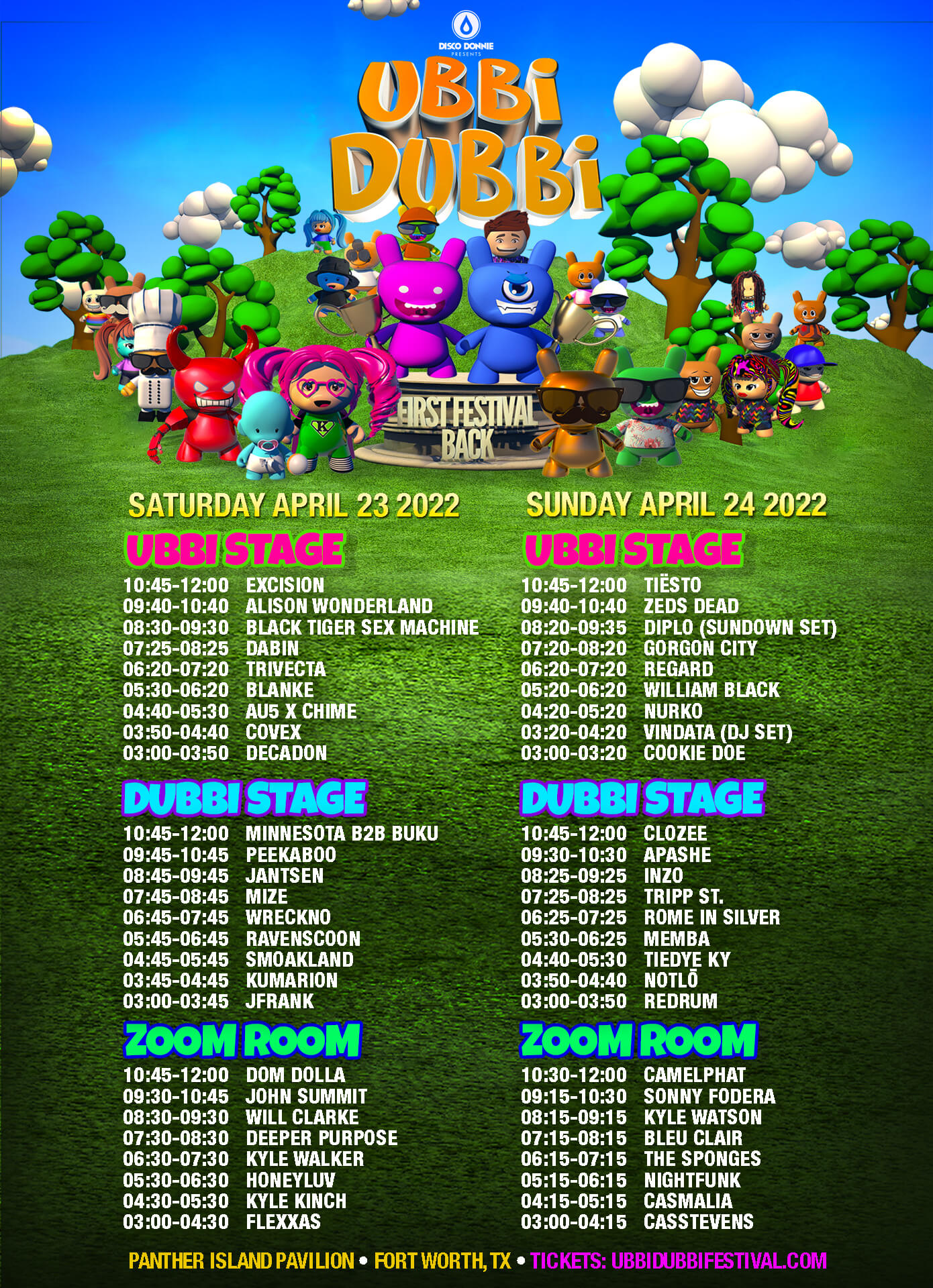 10 Must See Artists on The Ubbi Dubbi Festival 2022 Lineup – Premier EDM