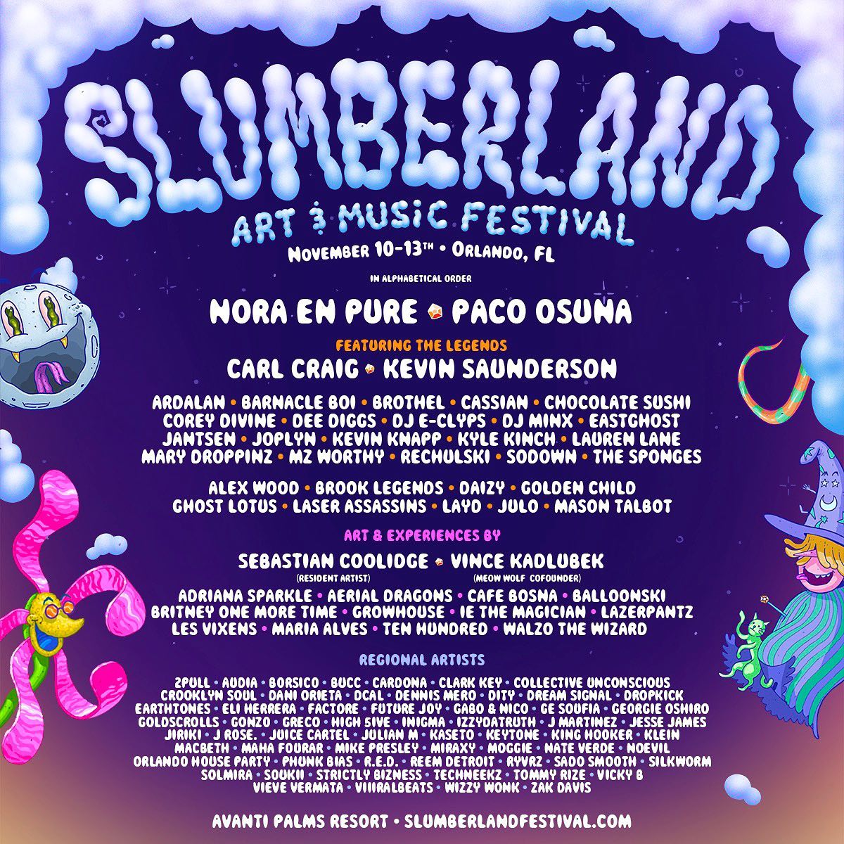Slumberland Festival Announces Phase Two Lineup for EDC Orlando Weekend ...