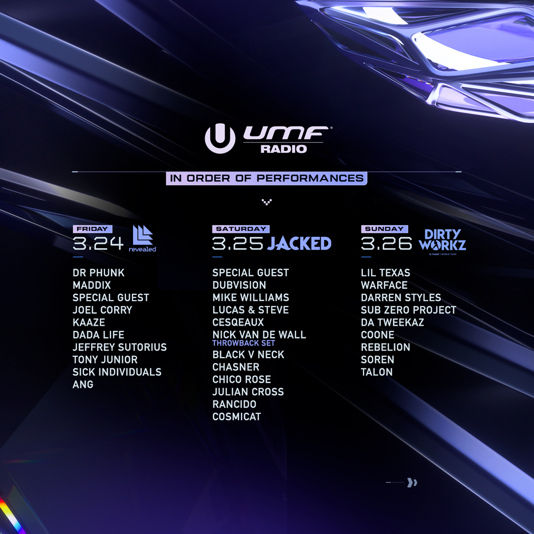 Ultra Music Festival Releases Additional Artists And 2023 Lineup By Day ...