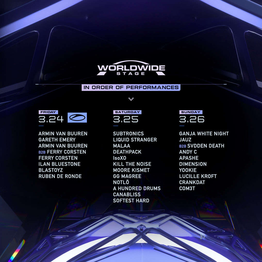 Ultra Music Festival Releases Additional Artists And 2023 Lineup By Day ...