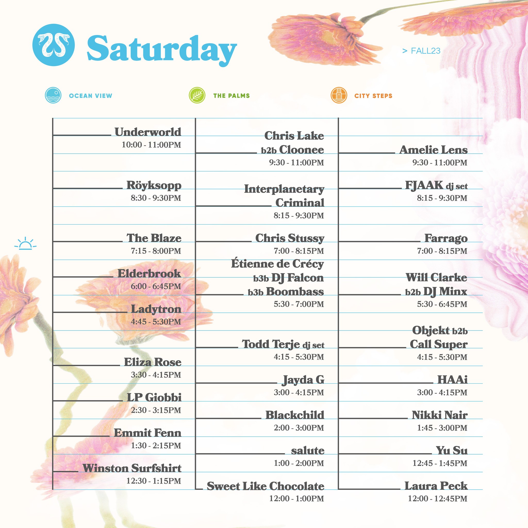 CRSSD Releases Set Times for Fall 2023 Edition – Premier EDM