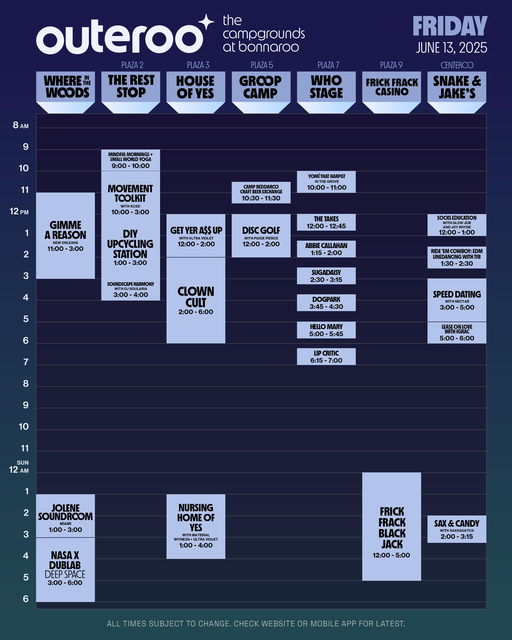 Bonnaroo Announces Set Times for 2025 Festival Week – Premier EDM