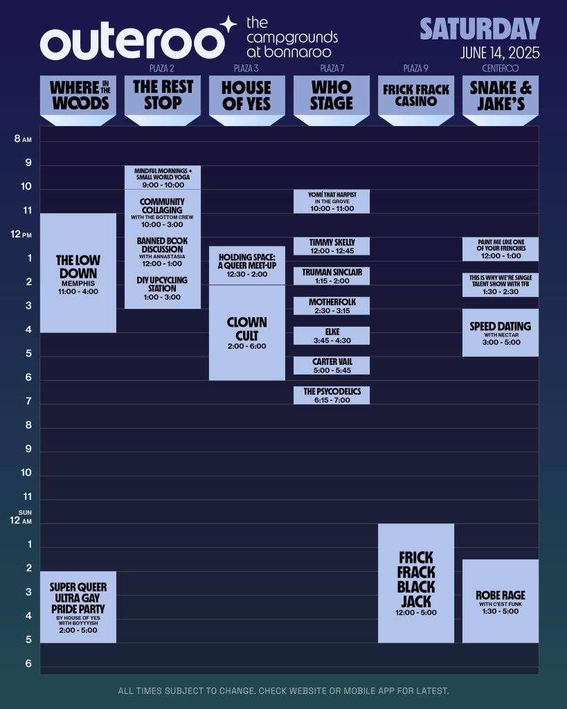 Bonnaroo Announces Set Times for 2025 Festival Week – Premier EDM