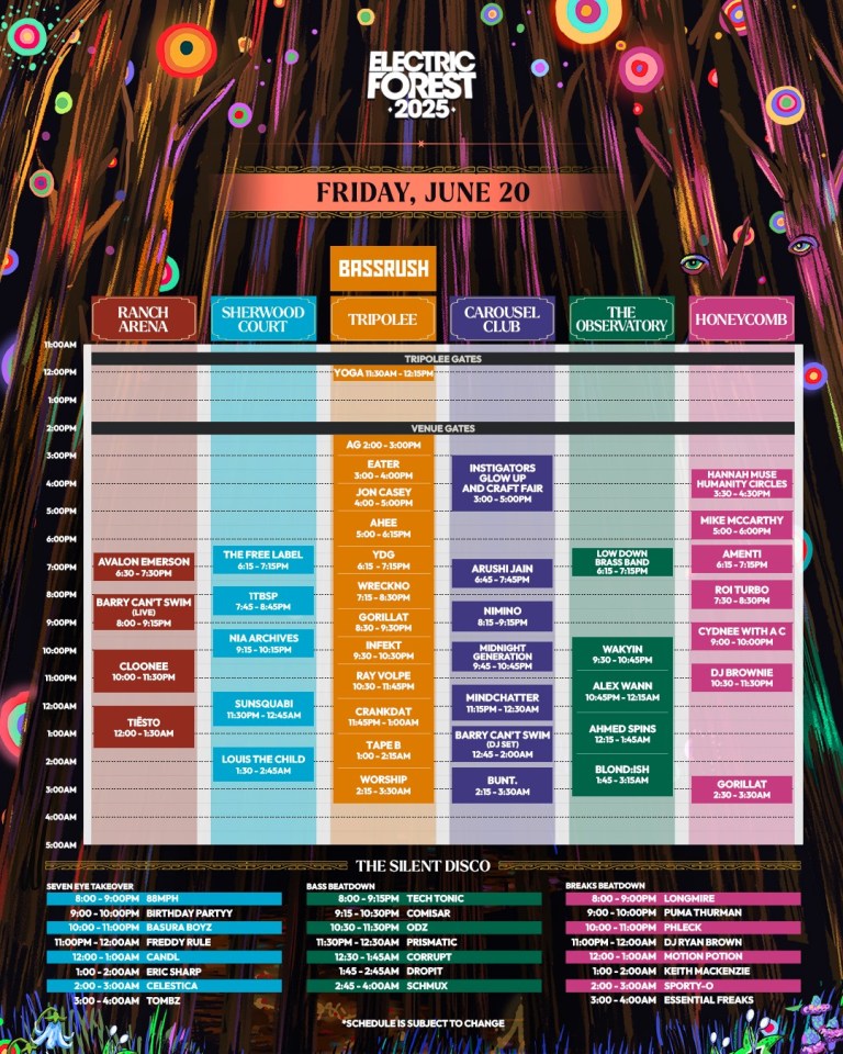 Electric Forest 2025: Set Times and 3 Upgrades to Know About – Premier EDM